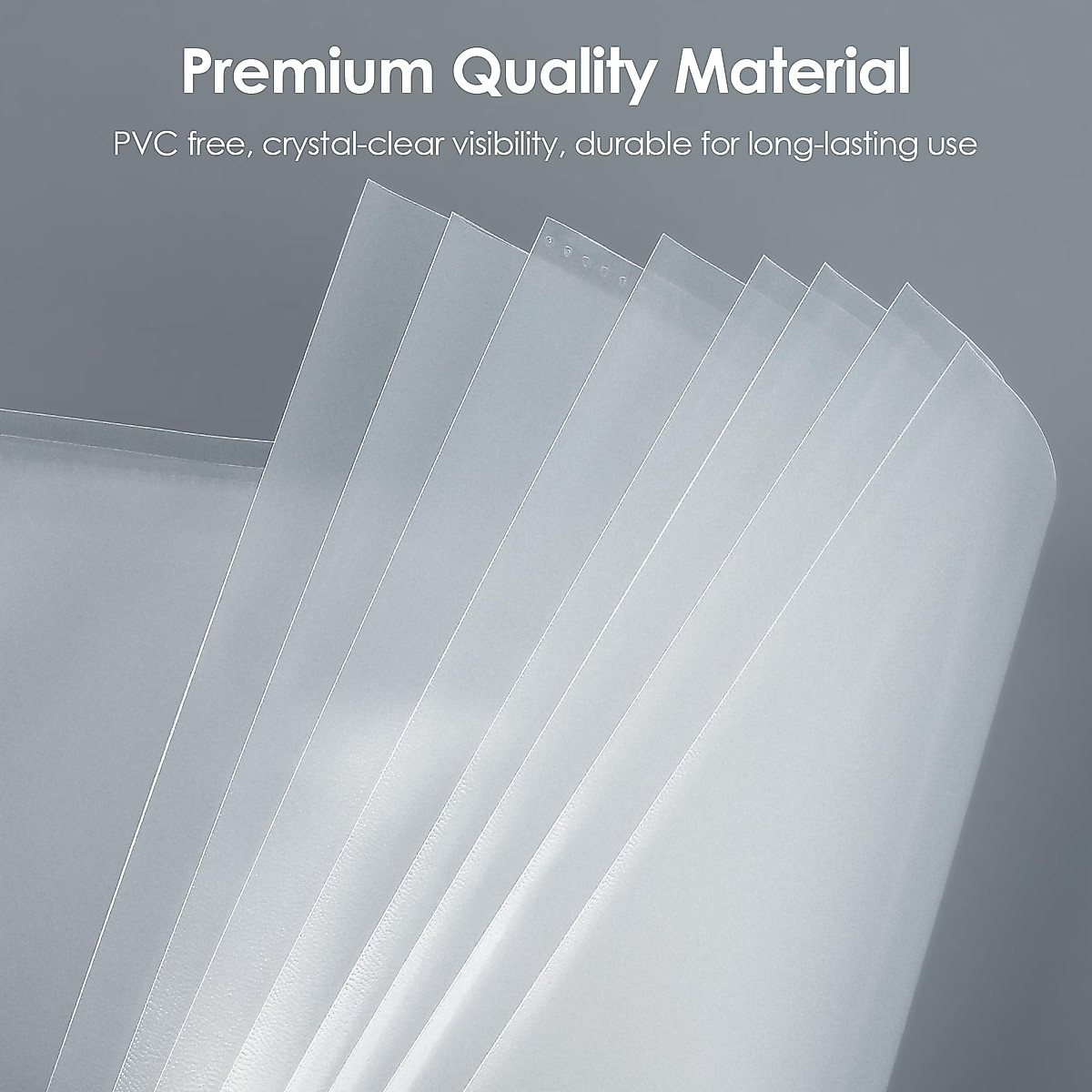 KTRIO Sheet Protector 8.5 x 11 inch Non-Glare Clear Page Protectors, Plastic Sleeves for Binders, Paper Protector for 3 Ring Binder Letter Size Top Loading, 100 Pack