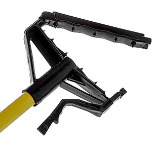 SPARTA 4166404 Spectrum Fiberglass Mop Handle With Quik-Release For Cleaning, Commercial, Residential, 60 Inches, Yellow