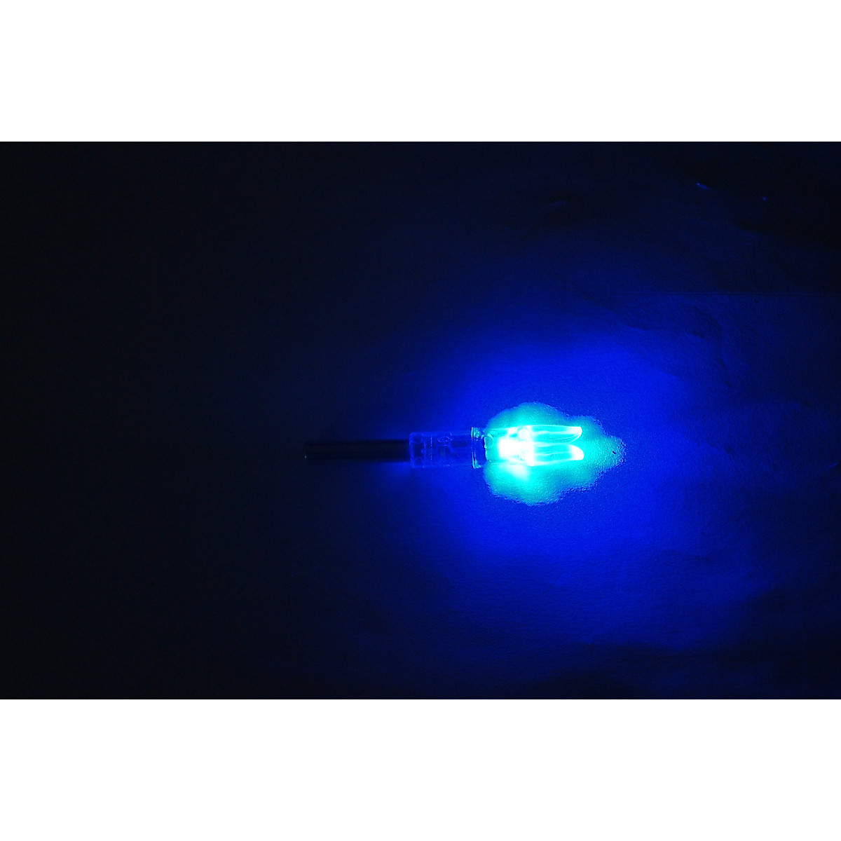 JIEXI HWYP Automatically Luminous Nocks for Inner Diameter 6.2 mm Gold Tip Arrows S Size Pack of 6 (Blue)
