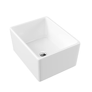 Eridanus 21 inches Kitchen Sink, Utility Farmhouse Sink, Prep and Bar Sink, Laundry Sink, 20-7/8" x 14-9/16" x 7-7/8"