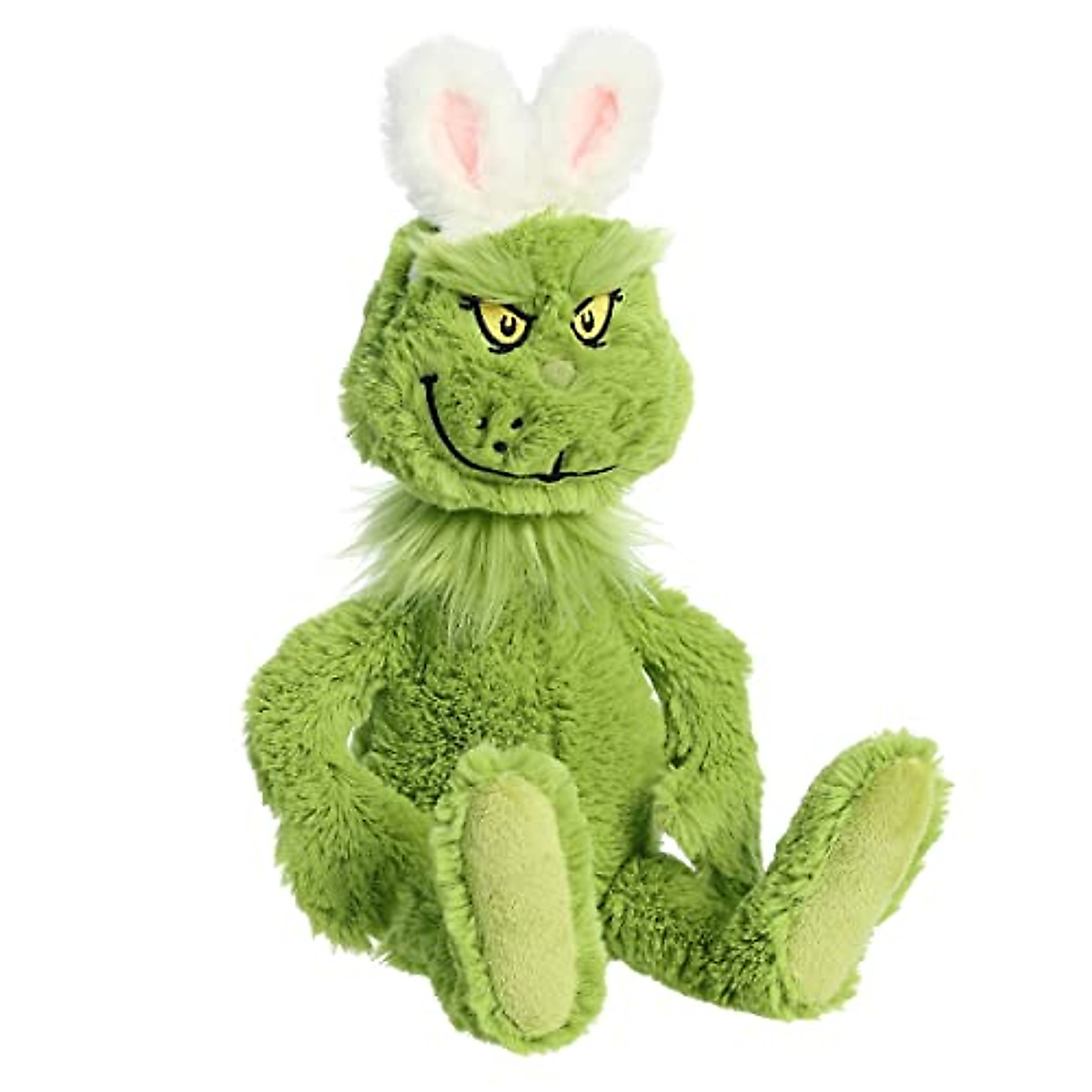 Aurora® Whimsical Dr. Seuss™ Bunny Grinch Stuffed Animal - Magical Storytelling - Literary Inspiration - Green 14 Inches