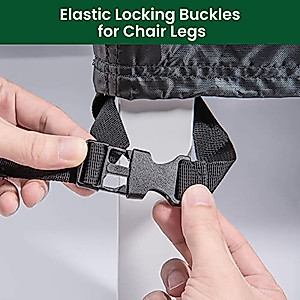 Mrrihand Chaise Lounge Cover, Outdoor Furniture Covers For Winter, Patio Lounge Chair Cover Waterproof and UV Resistant, Heavy Duty Outdoor furniture covers with Air Vent 2 Pack - 84L x 32W x 32H inch