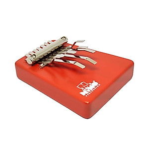 Nino Percussion Kids' Kalimba with Five Chrome Plated Steel Keys, Medium Size-NOT Made in China-Radiata Pine, for Classroom Music or Playing at Home, 2-Year Warranty (NINO964R)