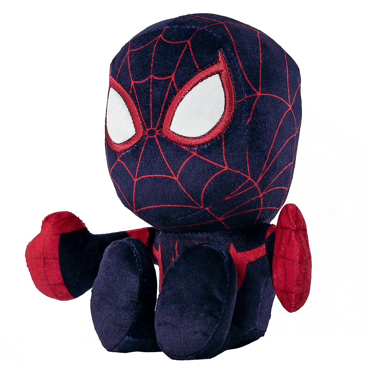 Bleacher Creatures Marvel Miles Morales Ultimate Spider-Man 8" Kuricha Sitting Plush - Soft Chibi Inspired Toy