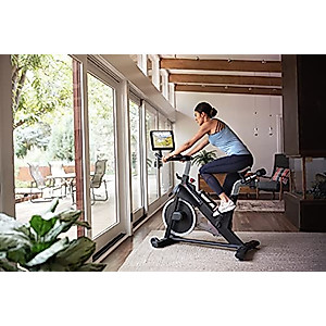 ProForm Carbon CX Smart Exercise Bike with 3 Lb. Dumbbell Set and 30-Day All-Access iFIT Membership