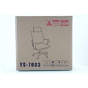 T-THREE. Adjustable headrest Office Chair Ergonomic Mesh Swivel Chair Office Chair Desk Chair Lumbar Support Height Adjustable 360°Swivel Rocking Function Mesh Back Seat for Home Office(Black)