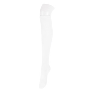 Olreco White Knee High Socks Knee High White Socks Long White Socks White High Socks White Knee Socks for Women High Knee Socks