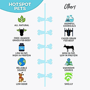 Full-Size Cow Hooves for Dogs | All-Natural Long Lasting Dog Chews | Made from Grass Fed Cattle | Tasty Treat for Oral Hygiene | Fantastic Alternative for Rawhide and Bully Sticks (10 Pack)