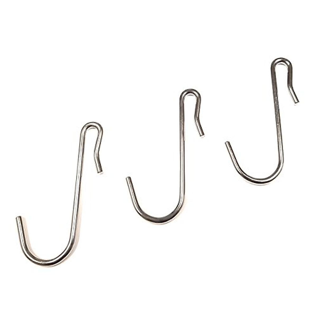 eeZe Rack ST-JH-01 304 Stainless Steel Heavy Duty S Hooks S Shaped Hooks Hangers (20-pack, 304 Stainless)