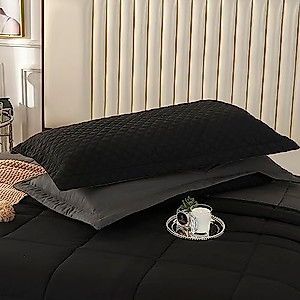 SOULOOOE Oversized California King Plus Comforter 120x120, Winter Warm Extra Large King Size Quilts 3 Pieces Lightweight Reversible Down Alternative Comforter for All Season with 8 Corner Tabs