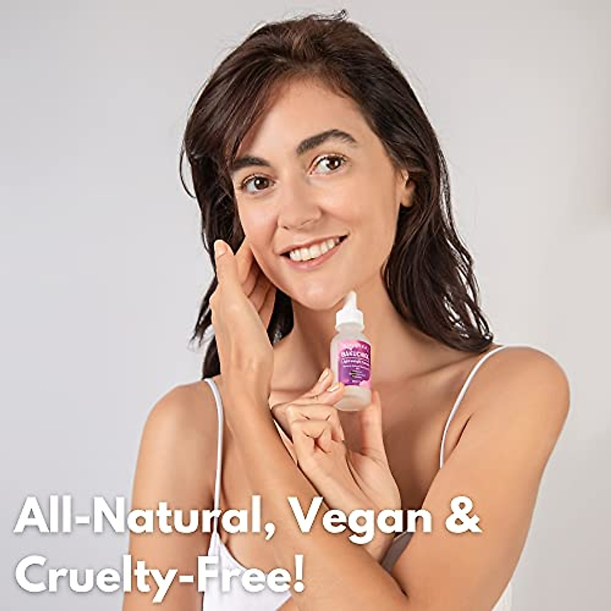 Bakuchiol Serum Natural Retinol Alternative with Vitamin C, Hyaluronic Acid and Peptides, Anti-Aging for All Skin Types, Hydration, Antioxidant Natural Skincare