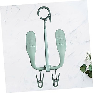 Zerodeko 1Pc Hanging Clothes Drying Rack Shoes Drying Hanger Laundry Hanging Rack Laundry Hanger Drying Rack Shoes Drying Rack Shoes Dryer Rack Dryer Rack for Shoes Coat Hanger Shoe Rack