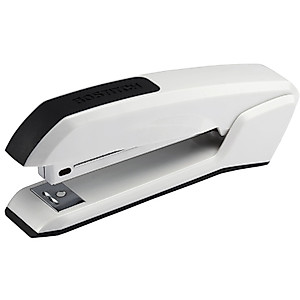 Bostitch Office Ascend 3 in 1 Stapler, Integrated Remover, 420 Staples Included, 20 Sheet Capacity, Lightweight, Full Size, White (B210-WHT)