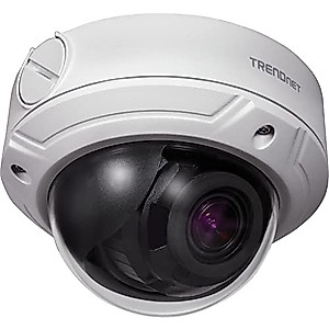 TRENDnet Indoor/Outdoor 4 Megapixel, Varifocal PoE IR Dome Network Camera, Auto-Focus, Optical Zoom, Manual Pan/Tilt, Night Visions Up to 98ft., IP66 Rated Housing, ONVIF, IPv6, TV-IP345PI