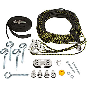 Suspenz Ceiling Hoist Overhead Storage | Garage Pulley System | Kayak Canoe SUP Cargo Box | Multiple Sizes