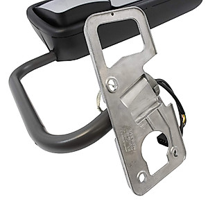 TRQ Mirror Power Heated Textured LH Left Driver Side for 1996-2017 Freightliner Columbia