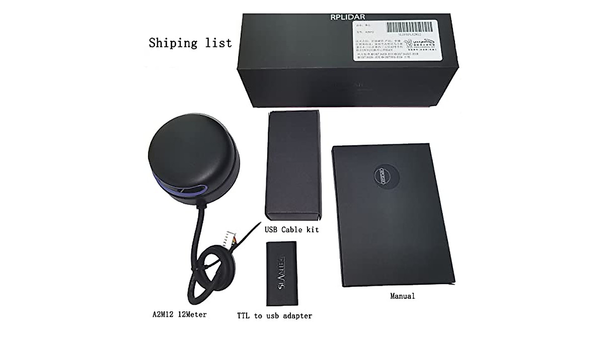 youyeetoo RPLIDAR A2M12: 360° Lidar Scanner