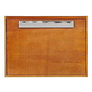 Signature Hardware 953672-30-RUMB-1 DITA 30" Wall Mounted Single Basin Vanity Set with Poplar Cabinet, Granite Vanity Top, and Undermount Sink