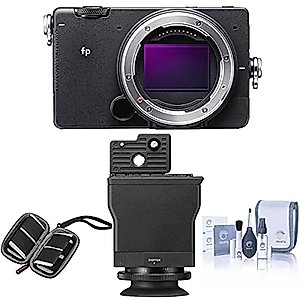 Sigma fp Mirrorless Digital Camera, Bundle with Sigma LVF-11 LCD Viewfinder & Memory Card Case