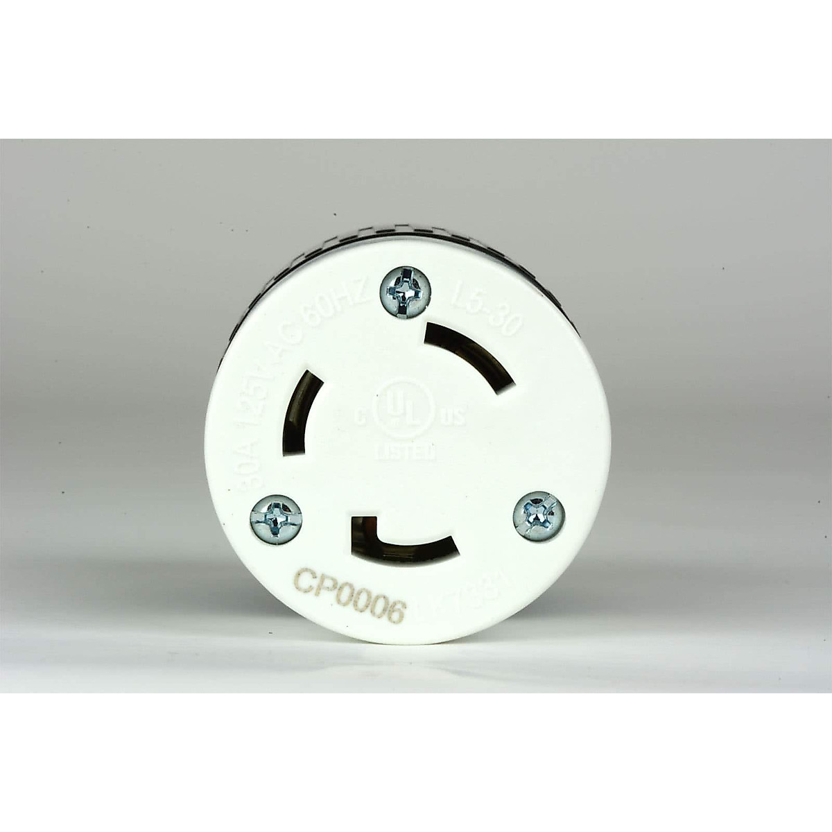 TEMCo Industrial NEMA Replacement Plug UL Listed L5-30 Male, Female, Pair for Generator, RV, Camper, Welder