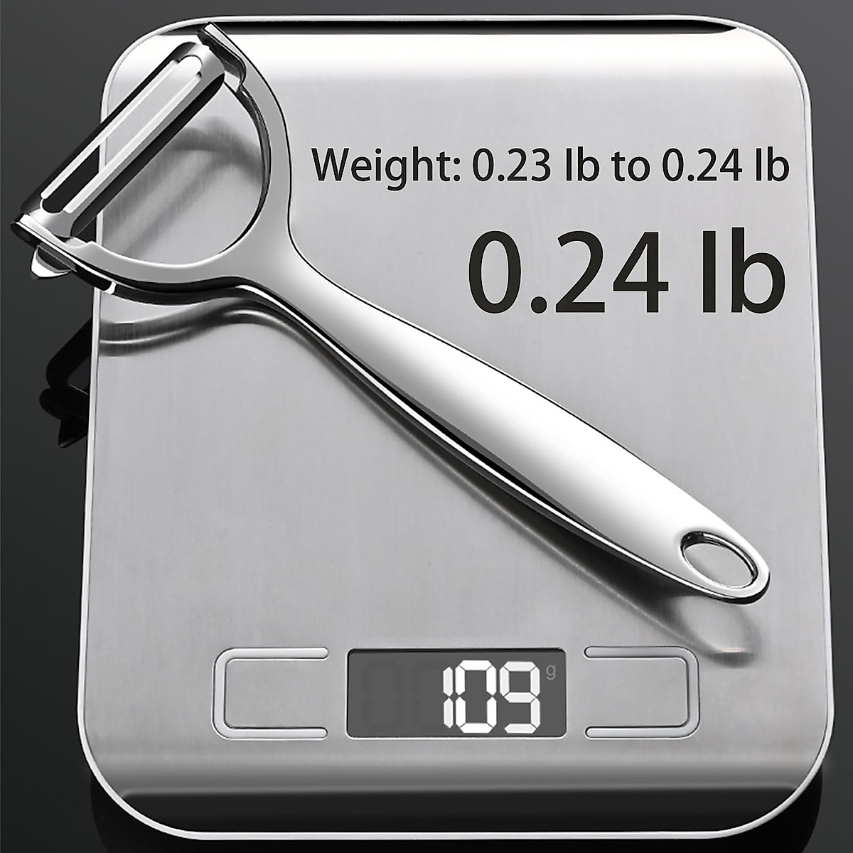 Hosawtek Vegetable Peeler Potato Peeler, Heavy 0.24Ib Stainless Steel Non-Slip Handle and Sharp Blades, Set Of 2 (1 Straight 1 Serrated Blade) Collaborative Work Perfect Peeling