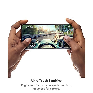 InvisibleShield Fusion XTR Curve for Samsung Galaxy S22 Ultra – Flexible Hybrid Screen Protection – with D3O – Blue Light Filter – Ultra Touch Sensitive – Biometric Technology –for Curved Screens