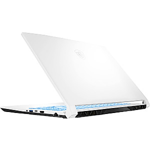 MSI Sword Thin Bezel 15.6" Core i7-11800H 144Hz Full HD IPS-Level Gaming Laptop NVIDIA GeForce RTX 3050Ti Max Performance Wi-Fi 6 White - w/HDMI Cable (8GB Memory, 512GB PCIe SSD)