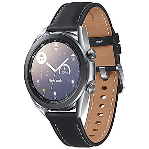 Samsung Galaxy Watch3 2020 Smartwatch (Bluetooth + Wi-Fi + GPS) International Model (Silver, 41mm)