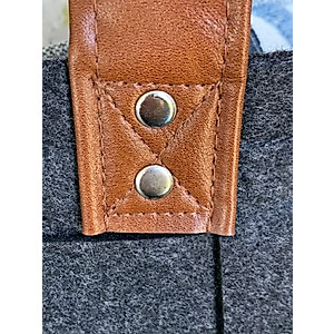 Extra Large Decorative Felt Basket Storage Bin Cube Organizer Playroom Nursery Books Toys Laundry 24"x15"x17" (Dark-gray)