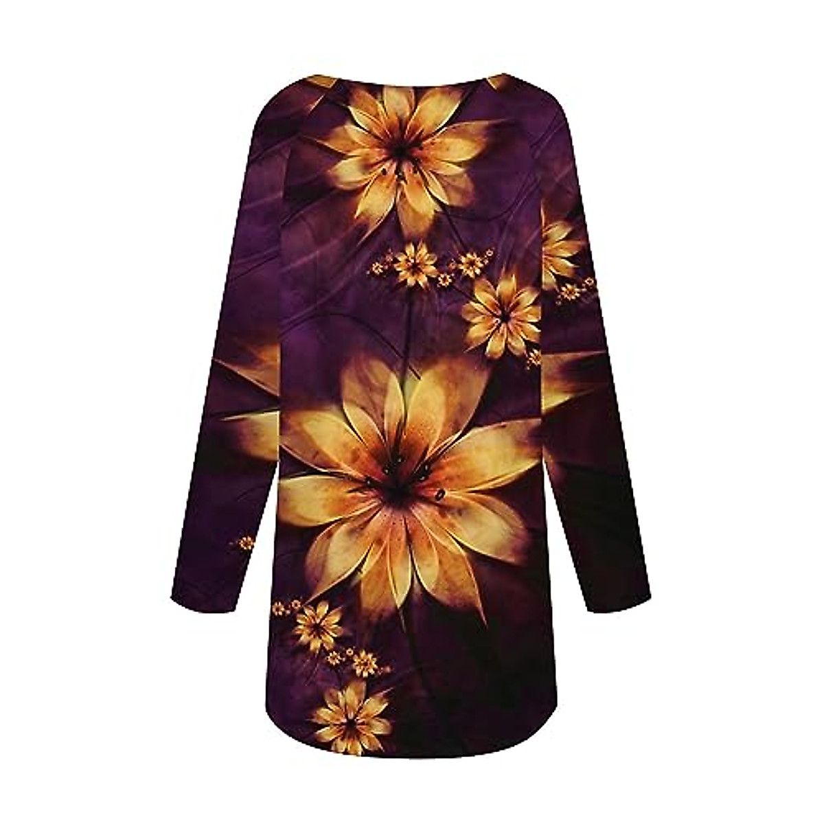 Womens Crewneck Sweatshirt Winter Shirts for Women Long Sleeve Plus Size Fall Tops for Women Long Sleeve Womens Tops Printed Blouse O Neck Tunic Tops Loose Sweatshirts Dressy Casual Pullover