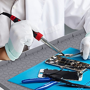 TALVADI Under Sink Mat - Under Sink Tray, 34"x22" Flexible Waterproof Silicone Under Sink Organizer with Drain Hole, Sink Cabinet Protector Mat for Kitchen & Bathroom