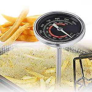 TS BX51 Stainless Steel Oven Barbecue Thermometer, Large Dial, High Accuracy, IP55 Level, for Kitchen Cooking, Food Safety with Premium Materials