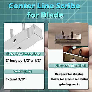 Aluminum Self-Centering Scribe/Knife Makers Center Scribe/Center Line Scribing Marking Tool for Metal