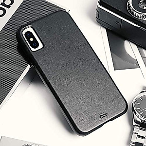 Case-Mate - iPhone XR Case - BARELY THERE LEATHER - iPhone 6.1 - Black Leather