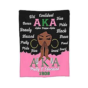 Ultra Soft Micro Throw Blanket,Flannel Blanket Sorority Gifts for Women,Lightweight Throw Blanket for Couch/Sofa/Bed