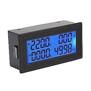 Ampere Meter, YB5140DM 0~20A 60~500V Voltmeter Multi Function AC Digital Ammeter Current Meter