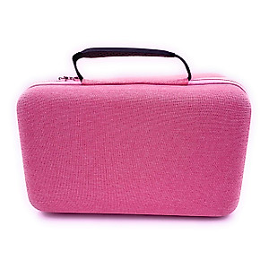 Xcivi Hard Carrying Case for Osmo Fire Tablet Little Starter/Genius Starter Kit with Fire Tablet Base, Storage Organizer for OSMO Fire Base/Numbers/Words/Tangram (Pink)