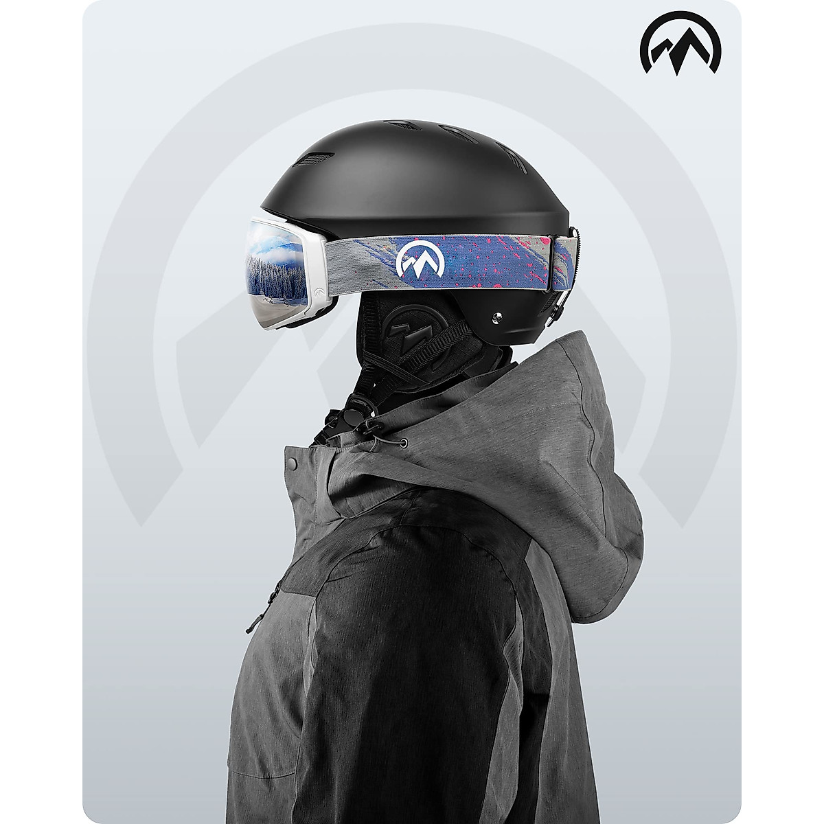 OutdoorMaster Ski Goggles with Large Frameless Design