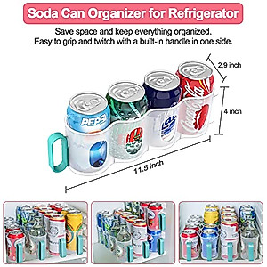 Upgraded 240323002 Refrigerator Door Bin Shelf Replacement For Frigidaire,Kenmore Refrigerator Door Shelf Replacement Parts AP2115742 PS429725 240323000,2 Bottom Shelves Shelf with Soda Can Organizer