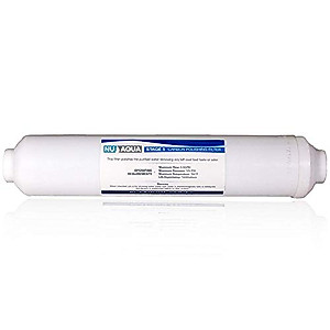 NU Aqua Platinum Series Reverse Osmosis Filtration System Replacement Filters Universal RO System Cartridges (1, Carbon Post Filter)