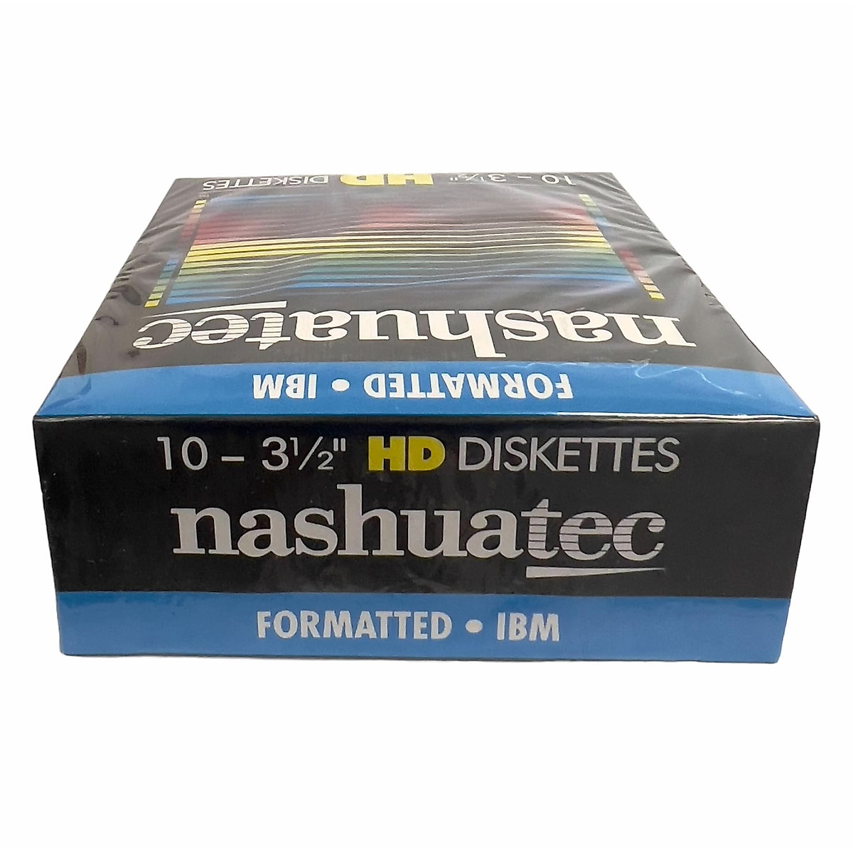 Nashuatec High Density HD 2-Sided 3.5" Diskette Formatted 10 Diskettes Per Pack For Storage Data