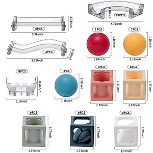 Magnetic Building Blocks Maze Marble Run Brain Game and STEM Toy for Boys and Girls