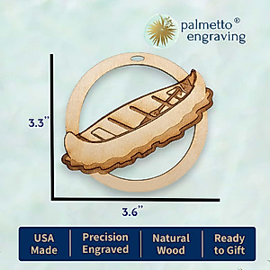 Canoe Ornament - Canoeing Ornament - Canoeing Gift