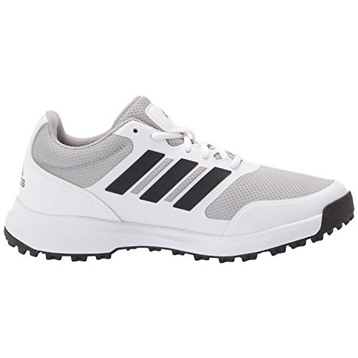 adidas Men's Tech Response Spikeless Golf Shoe, Ftwr White/Core Black/Grey Two, 10