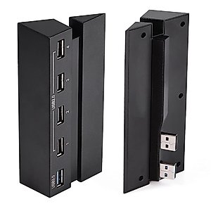 USB Hub 5-Port Portable Wear-Resisting Compatible with Game Console