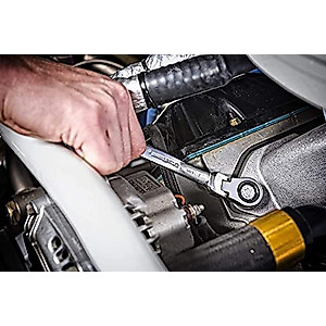 GEARWRENCH 12 Pc. 12 Pt. Flex Head Ratcheting Combination Wrench Set, Metric - 9901D