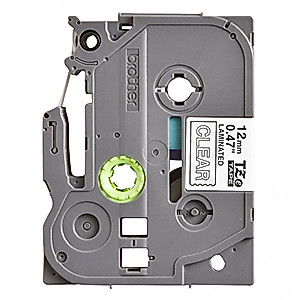 Brother Genuine TZe-135 1/2" White on Clear Standard Laminated Tape for P-Touch Labeler, 4 Pack