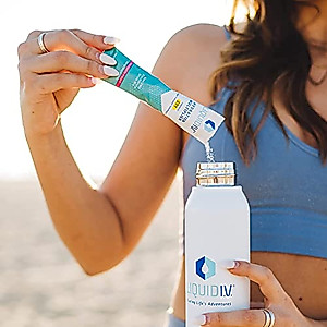 Liquid I.V. Hydration Multiplier, Electrolyte Powder, Easy Open Packets, Supplement Drink Mix (Strawberry 30 Count)