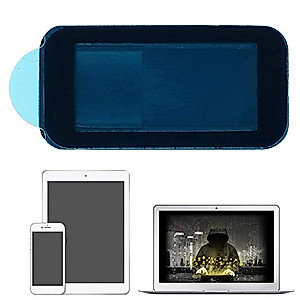 Ranvo Web Camera Cover, Practical Computer Camera Cover Plastic Security for Smartphones for Desktops for Laptops for Tablets(Black)