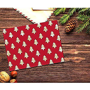 Classic Christmas Cards Boxed Bulk Set 36, Red and Green Merry Christmas Ornament Sparkle Glitter 6 Assortment for Winter Happy Holiday Greetings, Blank On the Inside, Envelopes and Stickers Included